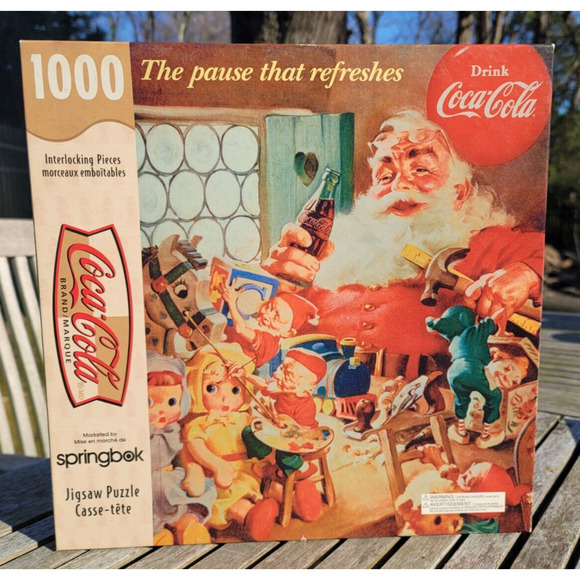 Springbok | Games | Springbok Coca Cola Vintage Santa Puzzle 00 Pieces ...